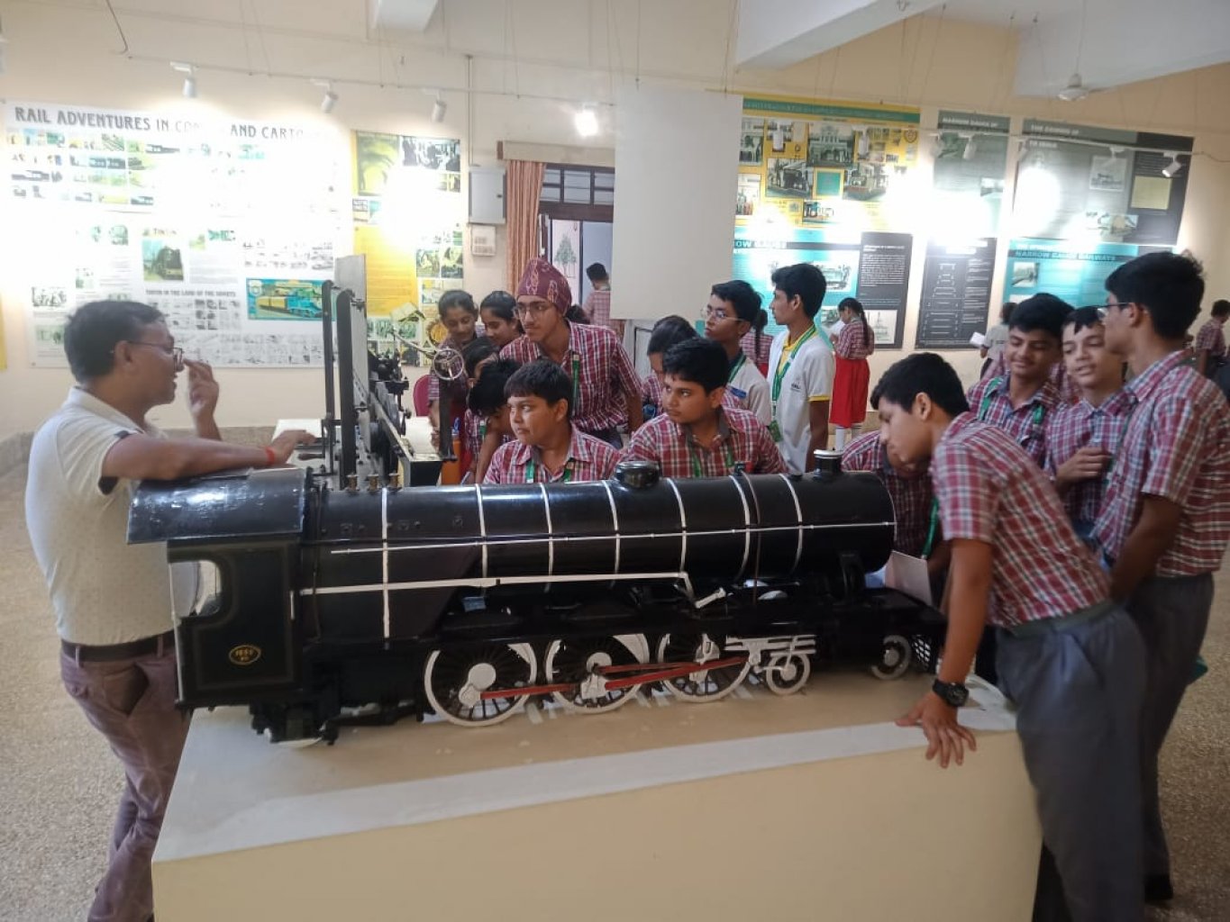 Field Trip To Railway Museum - Photos | Avalon World School, Dabhoi