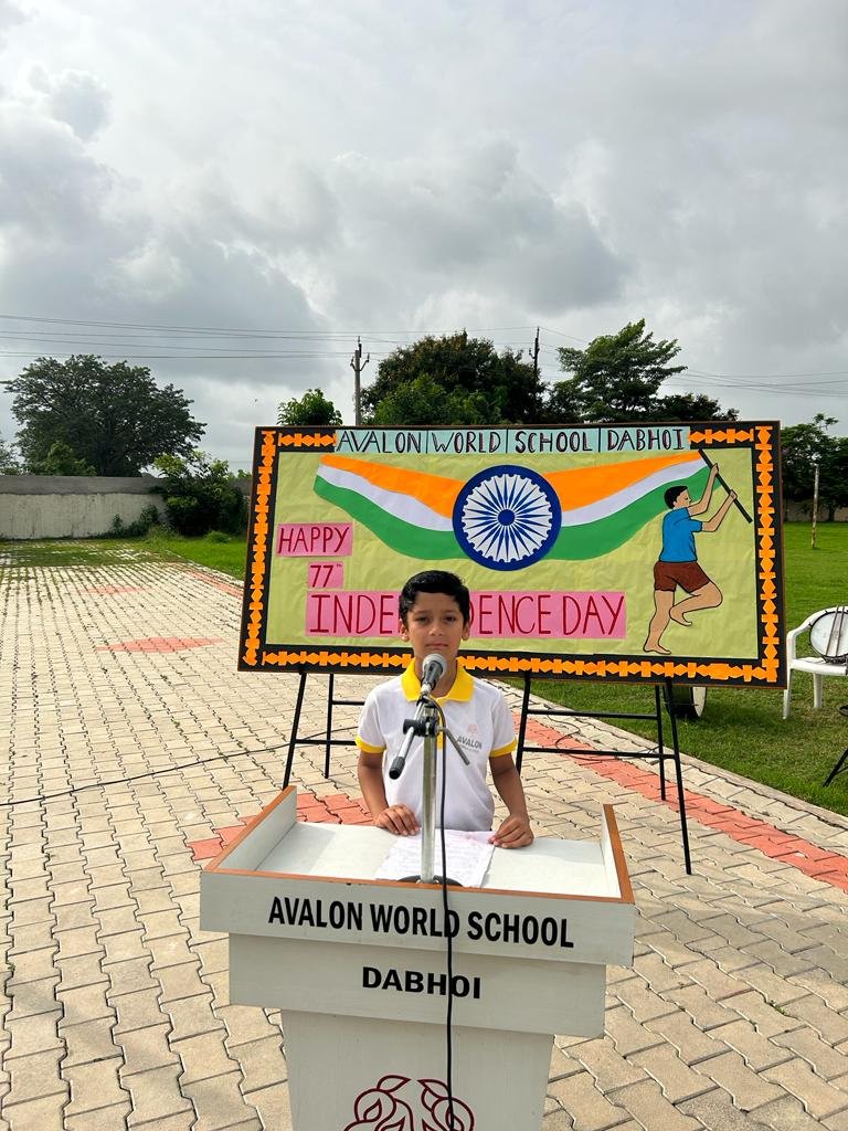 Independence Day Celebration - Photos | Avalon World School, Dabhoi